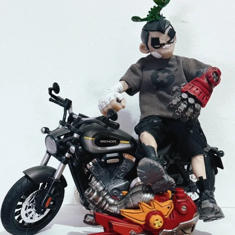 D_ONE STUDIO BLACK HORN Black Horned Dragon limited original trendy toy ...