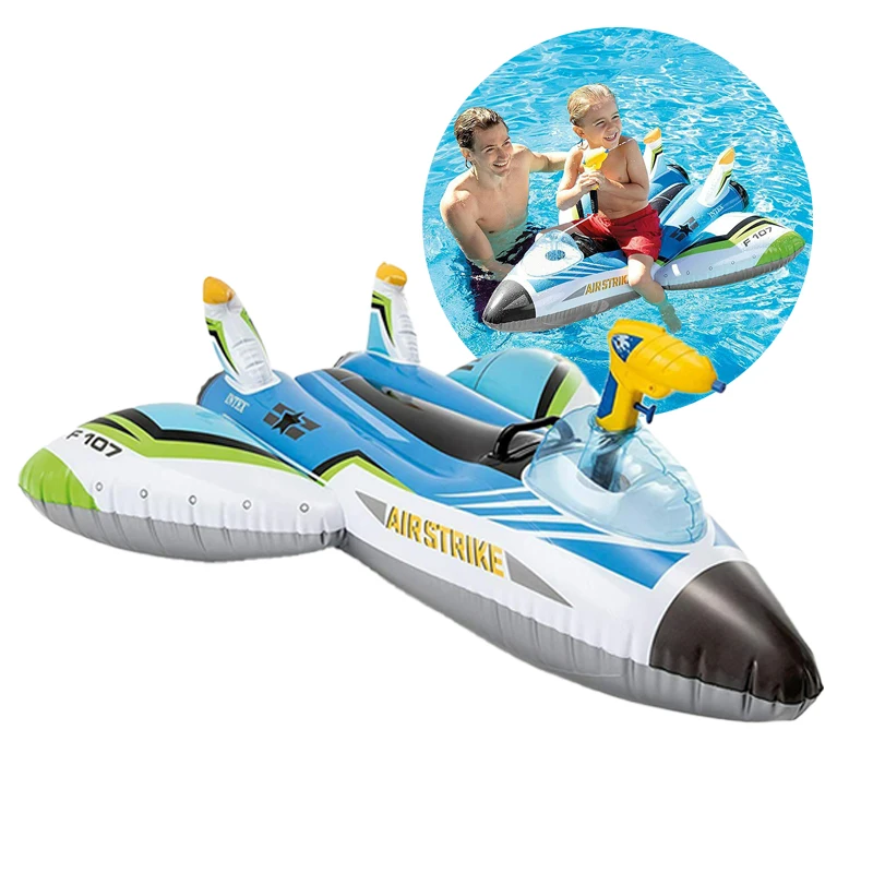 Swimming-Pool-Accessories-Water-Amusement-Inflatable-Toy-Plane-Pool ...