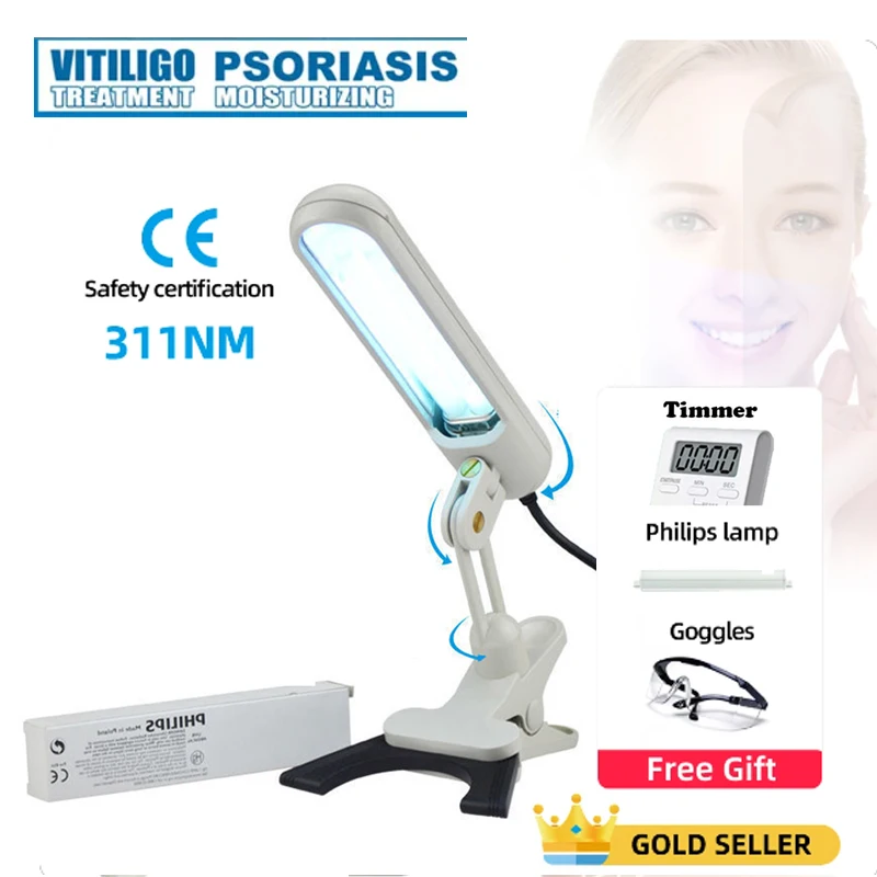 Original 311nm UVB Phototherapy For Vitiligo, Eczema, Psoriasis, UVB ...