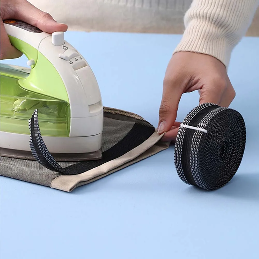 1-5M-Self-Adhesive-Pants-Paste-Iron-on-Trousers-Leg-Edge-Shorten-Repair ...