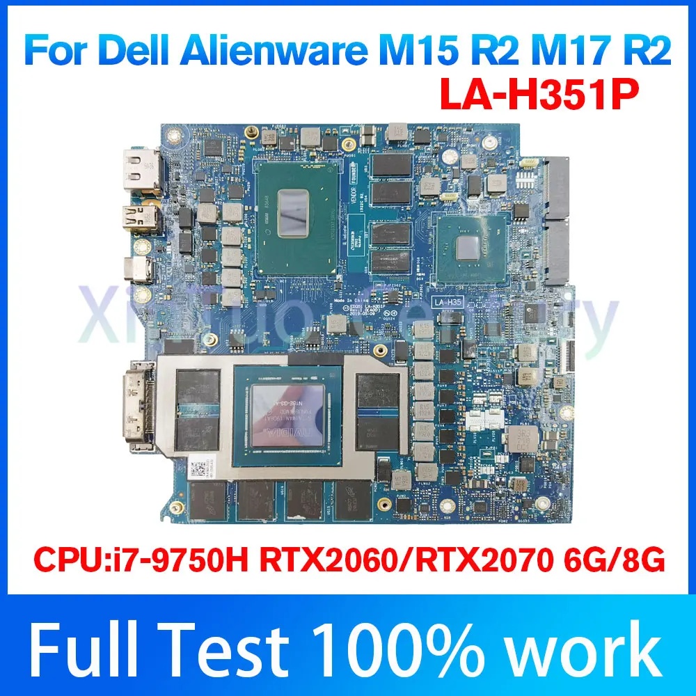 LA-H351P-For-Dell-Alienware-M15-M17-R2-Laptop-Motherboard-With-I7-9750H ...