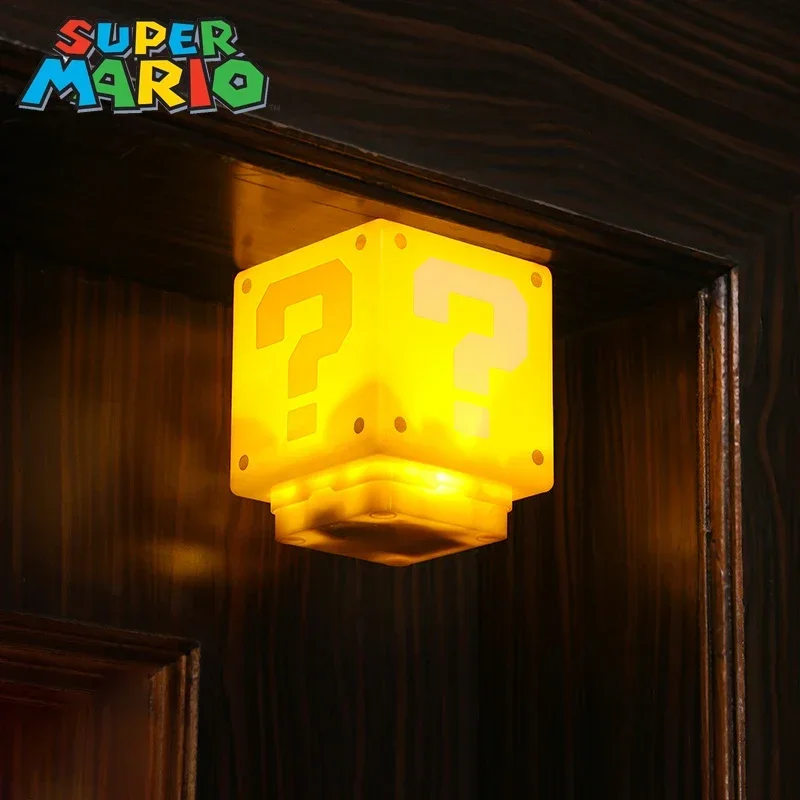 Super-Mario-Bros-LED-Question-Mark-Brick-Night-Light-Anime-Bedroom ...