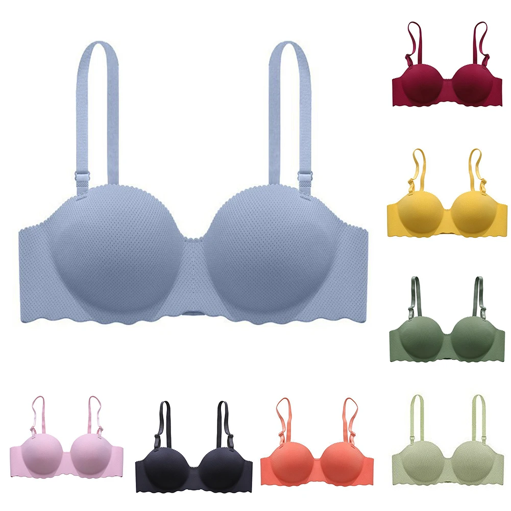 Woman-Ladies-Sexy-Bras-Push-Up-Seamless-Underwear-Wireless-Lingerie-Convertible-Straps ...