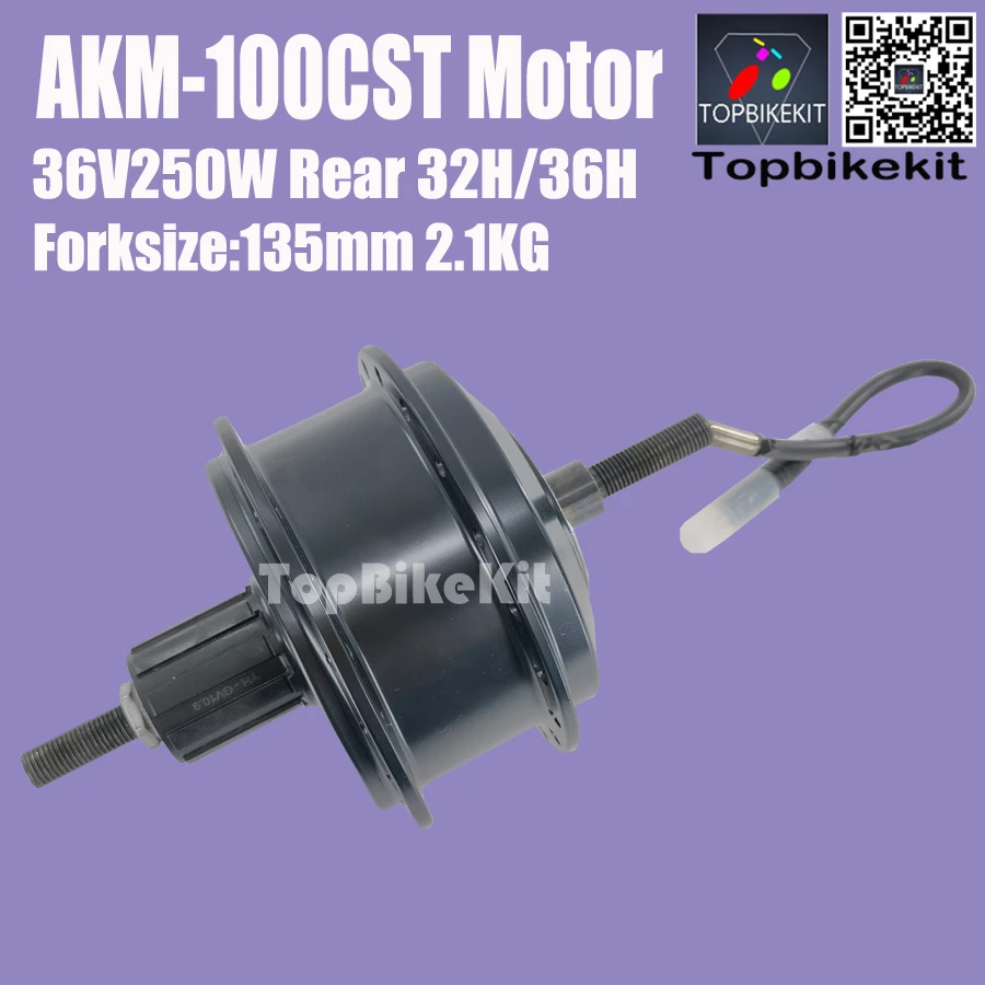 Akm Motor Akm-100cst 36v 250w Rear Hub Motor Fork Size 135mm Rpm 201 Or ...
