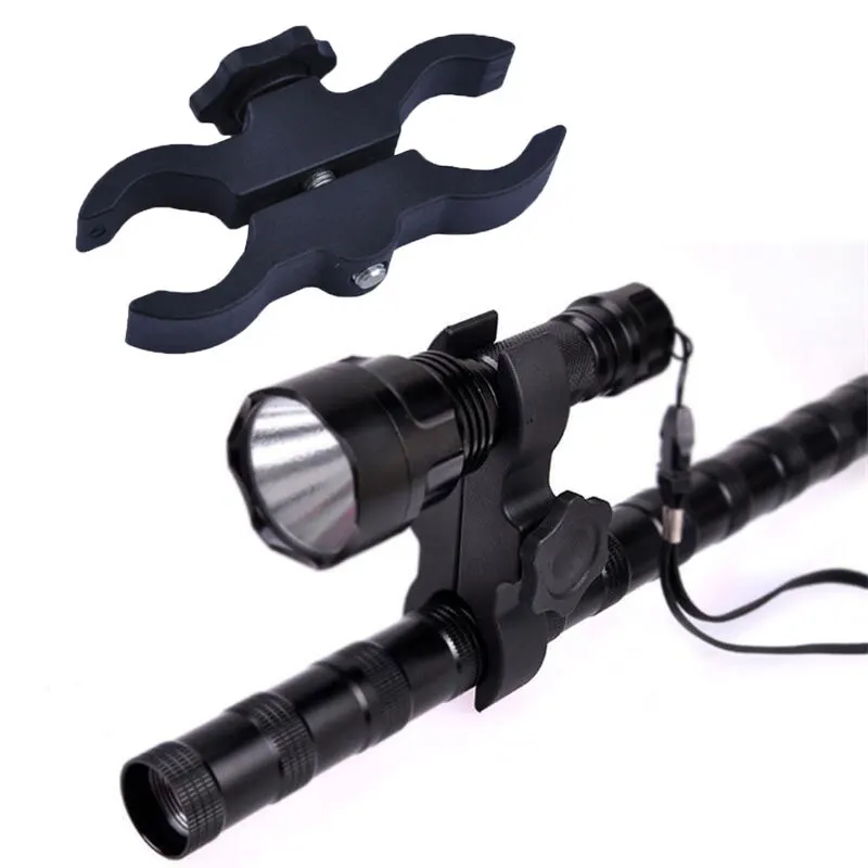 Tactical-Flashlight-Mount-Bracket-Rifle-Flash-Torch-Holder-Dia-25-30mm ...