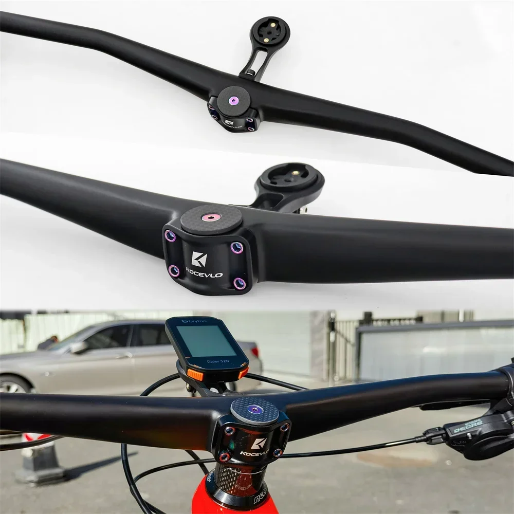 KOCEVLO manillar MTB carbono integrado mountainbike, UD matt 35x800mm ...