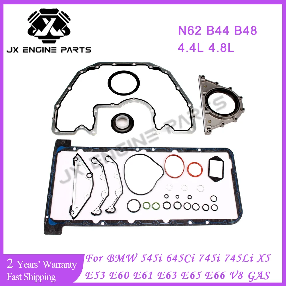 N62B44 N62B48 Engine Oil Pan Gasket Crankshaft Real Oil Seals For BMW 4 ...