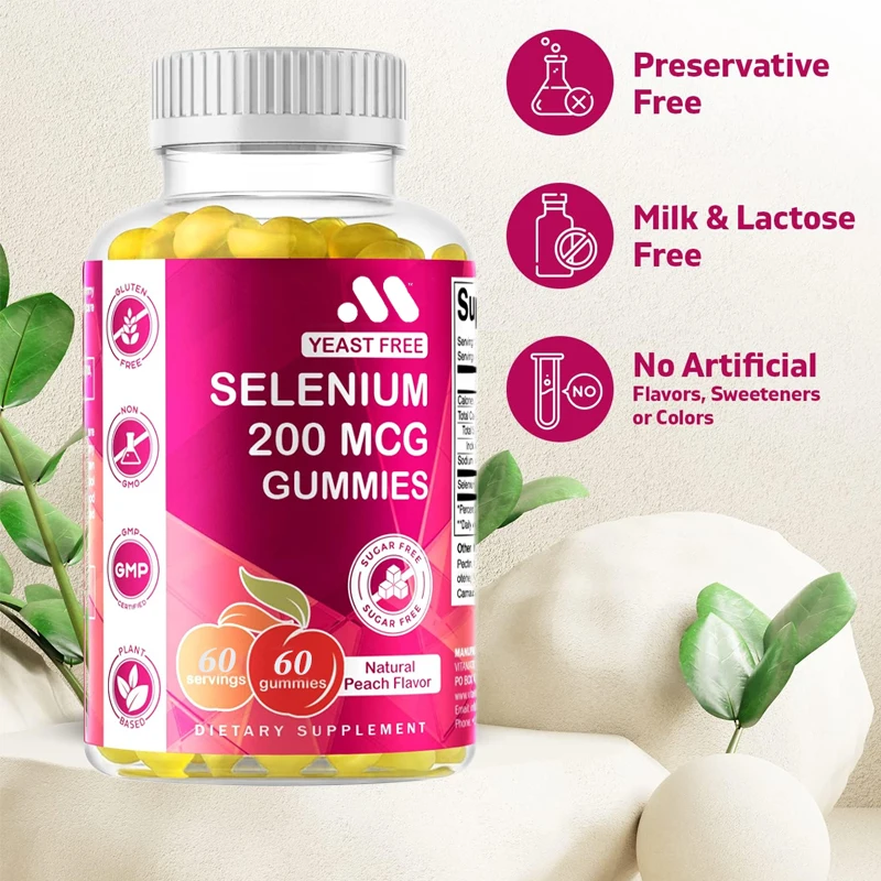Vitamin-free-yeast-selenium-gummies-200mcg-selenium-methionine ...