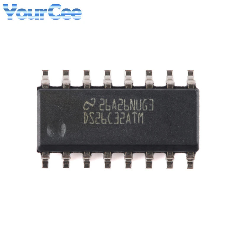 DS26C32ATMX-Notb-DS26-DS26C32-SOIC-16-Four-Road-Differential-Line ...