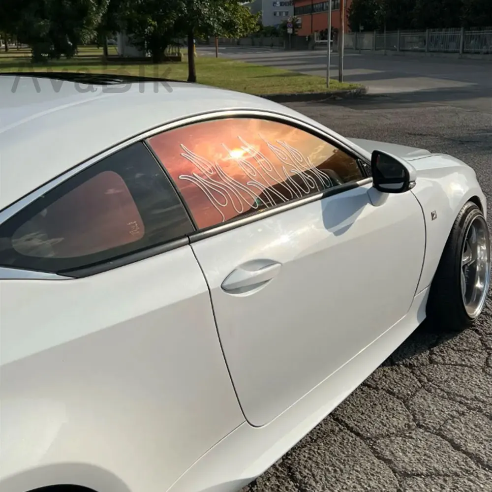 VLT82% Red 8575 Chameleon Solar Tint automobile front windshield Film ...