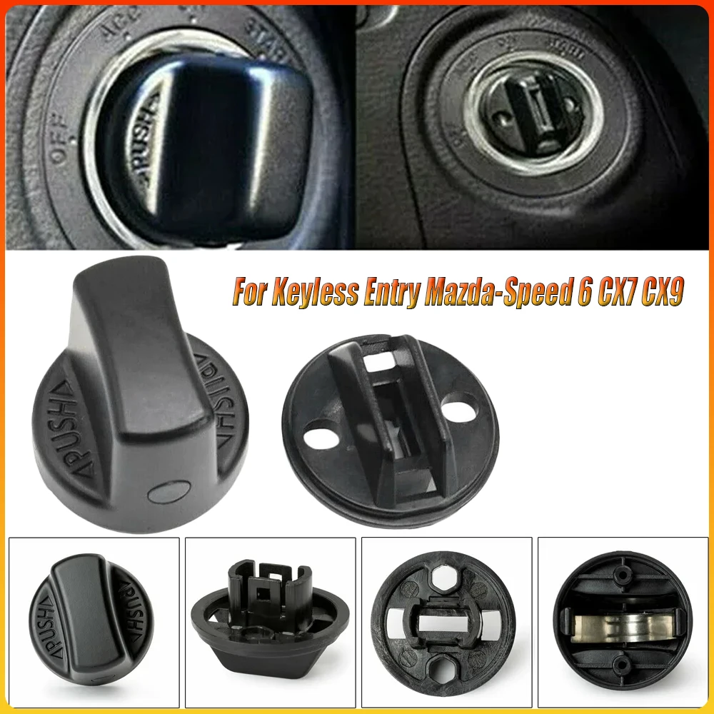 For Keyless Entry Mazda-Speed 6 CX7 CX9 Replace Ignition Key Knob Push ...