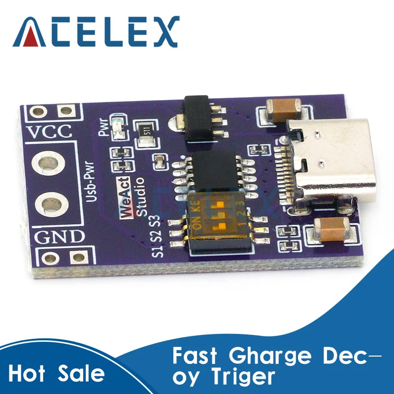 Type-c Qc Afc Pd2.0 Pd3.0 To Dc Spoof Scam Fast Charge Trigger Polling Detector Usb-pd Notebook ...