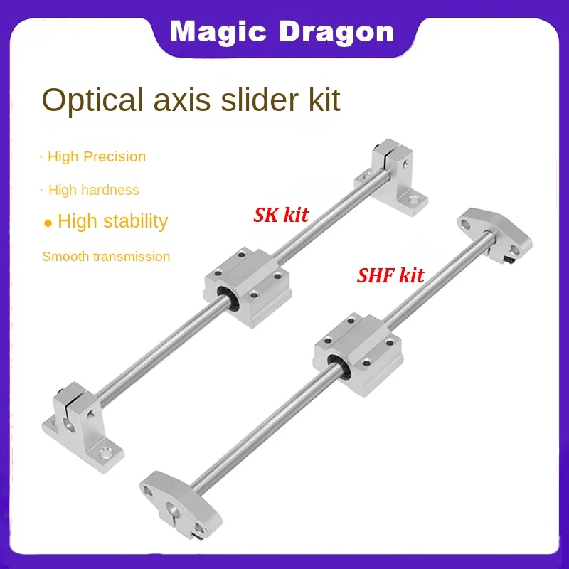 Printer Accessories 8/10/12/16mm Polished Rod Kit Linear Guide Solid ...