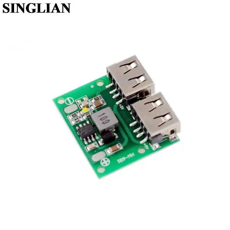 HW-681 Dual USB Socket 3A DC-DC Buck Regulator Charging Module 12V/24V ...