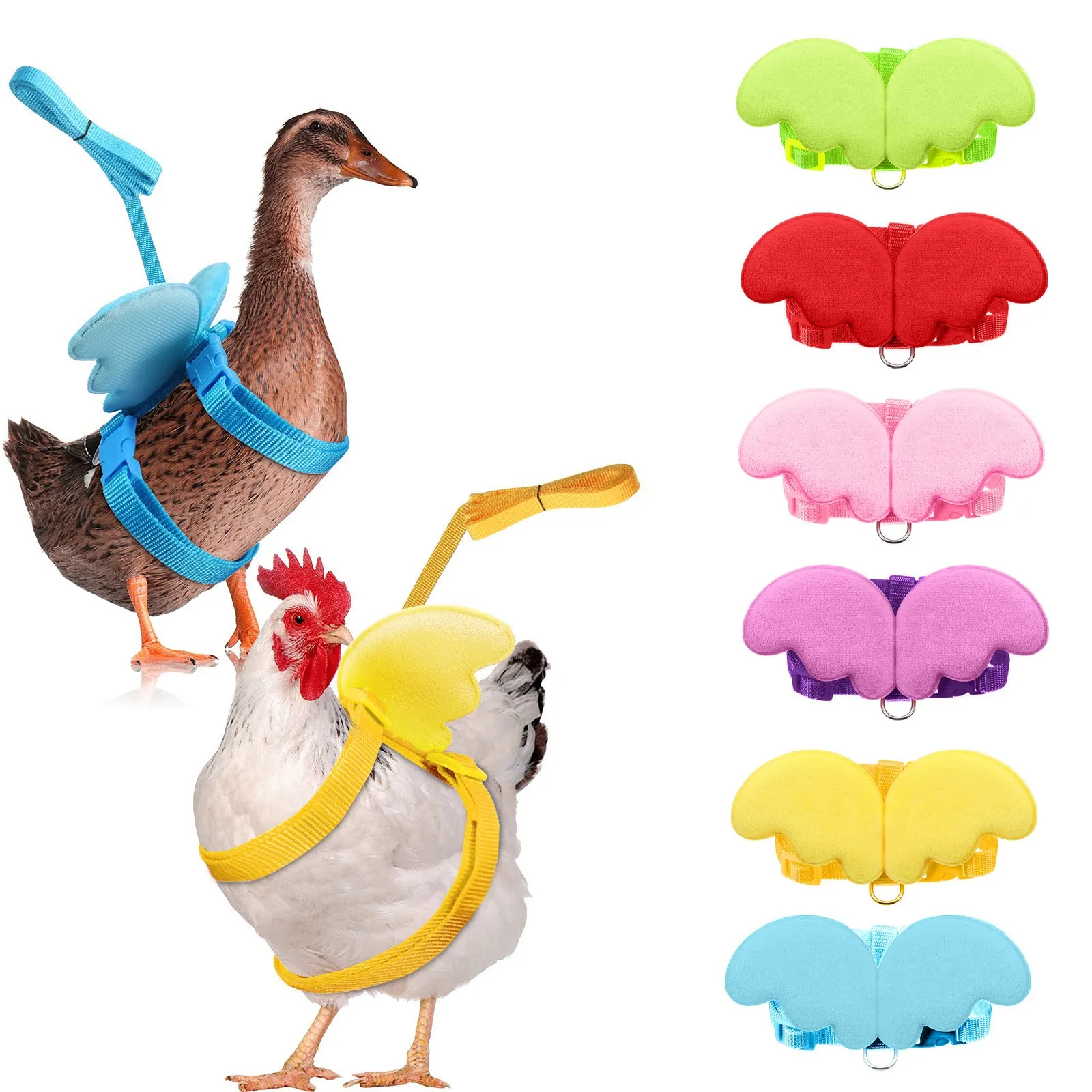 Pet Duck Outside Walking Harness Leash Hen Chickens Harness Adjustable ...