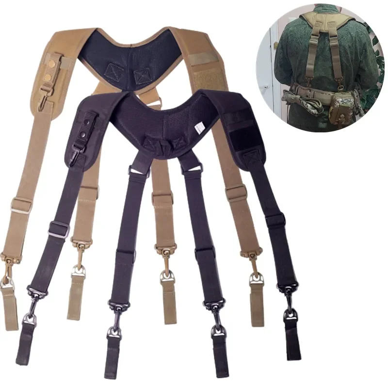 Men-Padded-Adjustable-Tool-Belt-Tactical-Suspenders-Duty-Belt-Harness ...