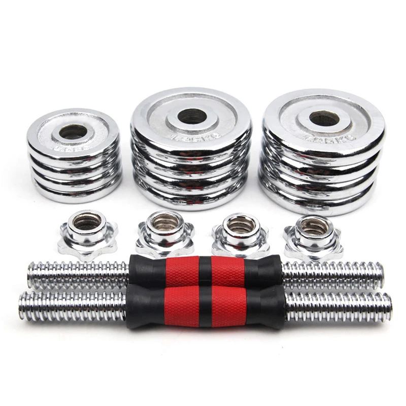 15KG-Einstellbare-Gewicht-Hanteln-Fitness-Hantel-Galvanik-Gewicht-Bars ...