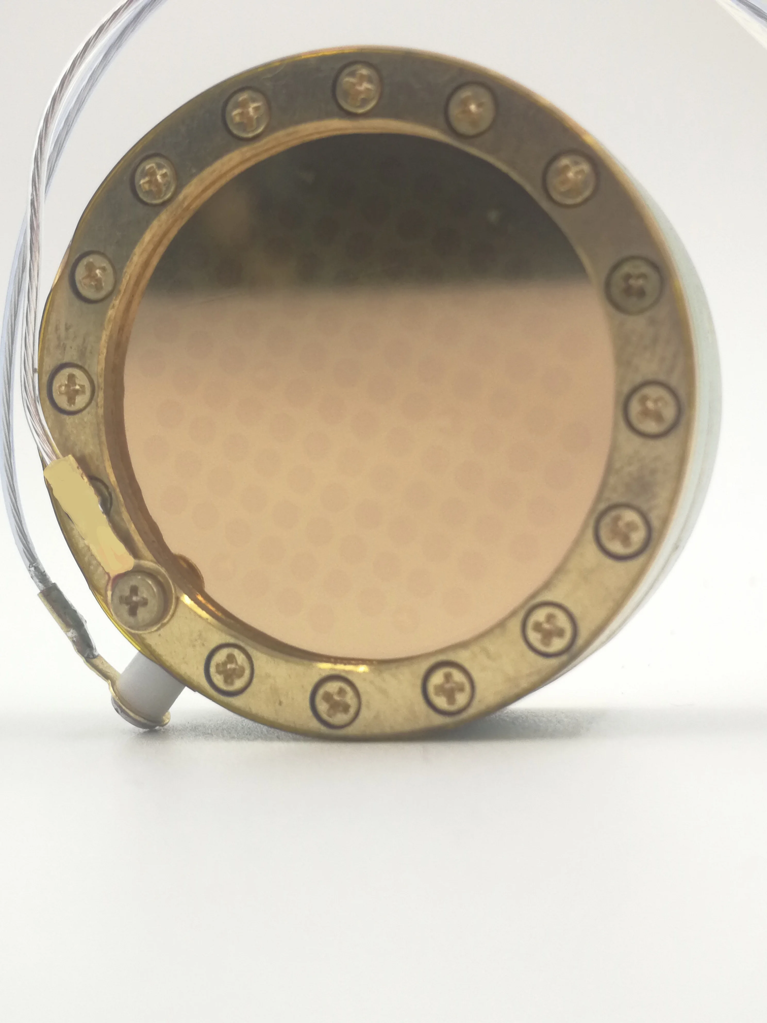 Edge terminated microphone capsule 34mm studio microphone large gold ...