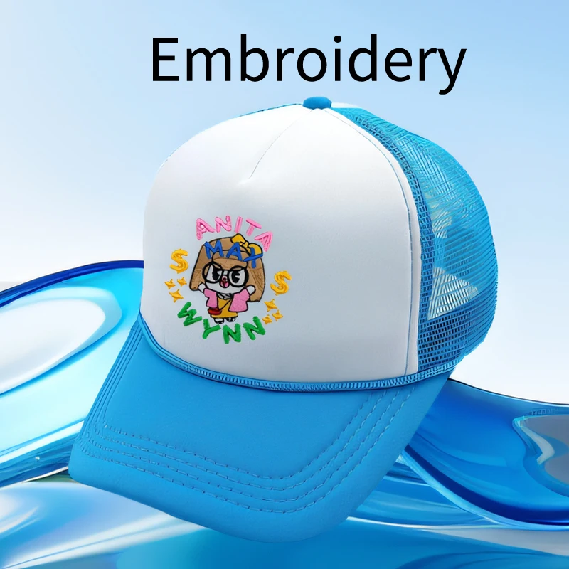 2024-ANITA-MAX-WYNN-Cap-Embroidery-Trucker-Hat-Cartoon-Drake-Baseball ...