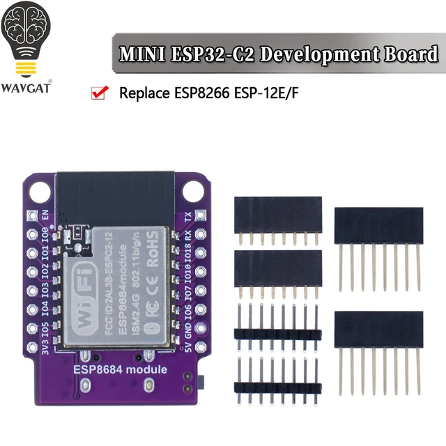 Wemos D1 Mini ESP8266 ESP32 ESP32-C2 ESPC2-12 DevKit Serial, 58% OFF