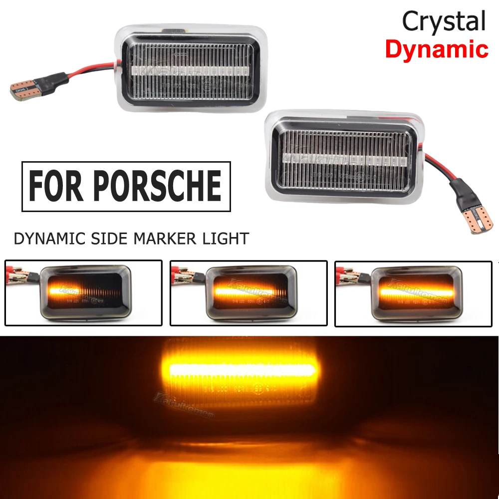 For Porsche 911 Carrera 924 924S 944 959 968 LED Side Marker Blinker ...