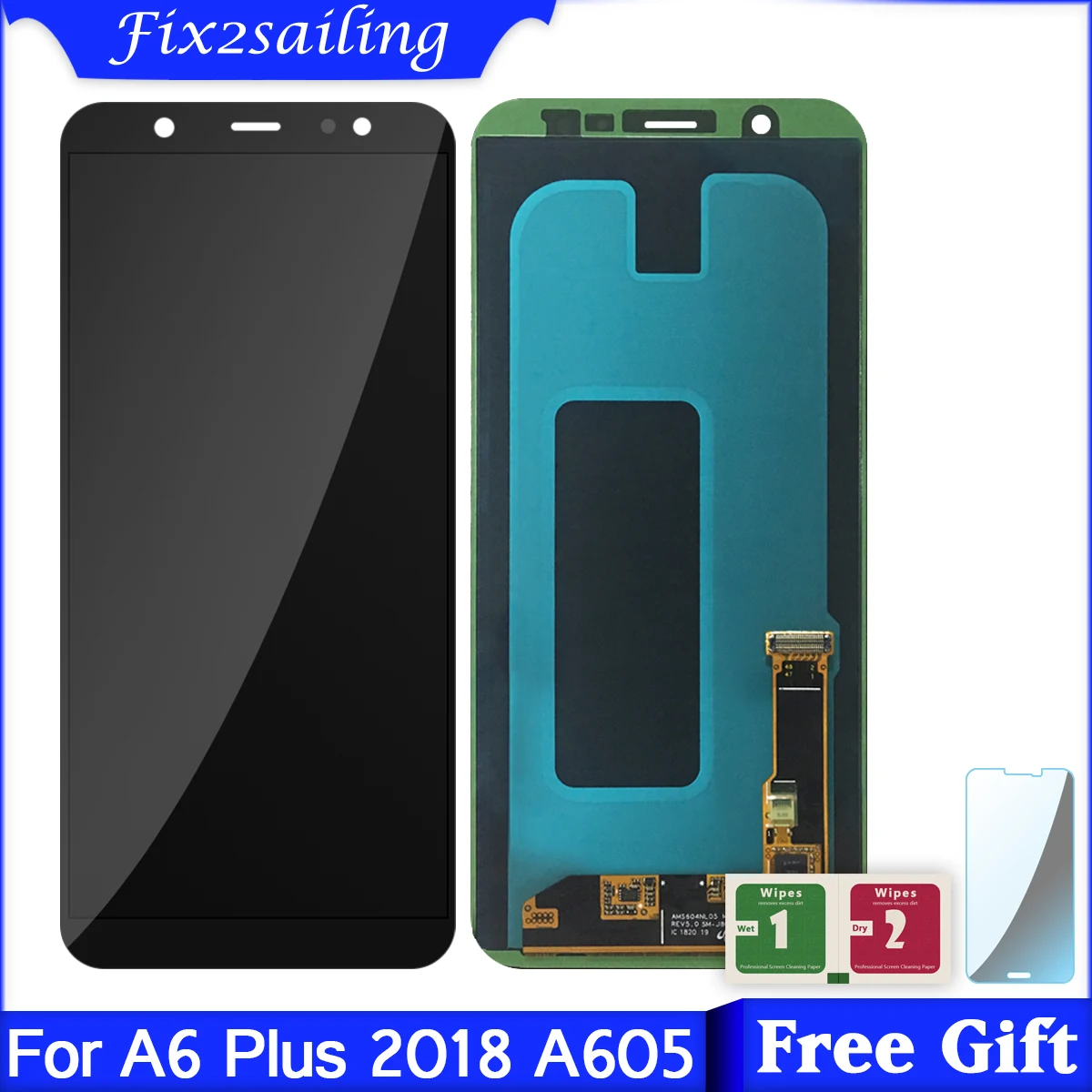 AMOLED-LCD-For-Samsung-Galaxy-A6-A6-Plus-2018-A600-A600F-A605-A605F-LCD ...