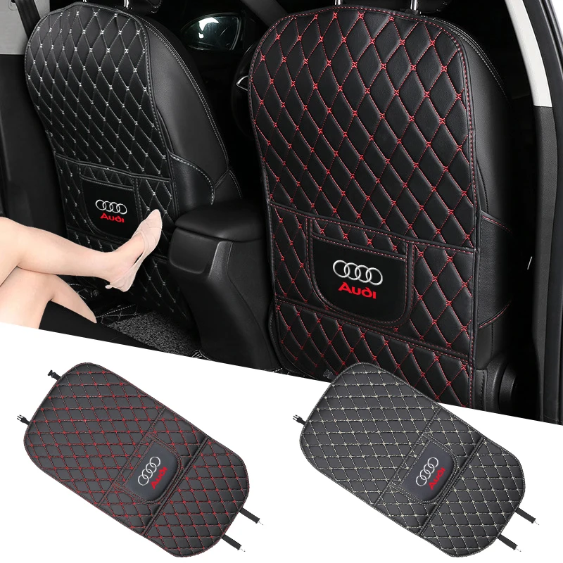1PCS-Car-Seat-Back-Child-Anti-Kick-Pad-Cushion-for-Audi-SLINE-RS ...