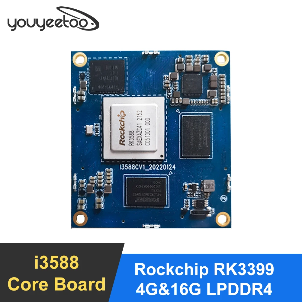 Youyeetoo I3588 Core Board Rockchip Rk3588 Arm Cortex-a76 Quad Core 4g ...