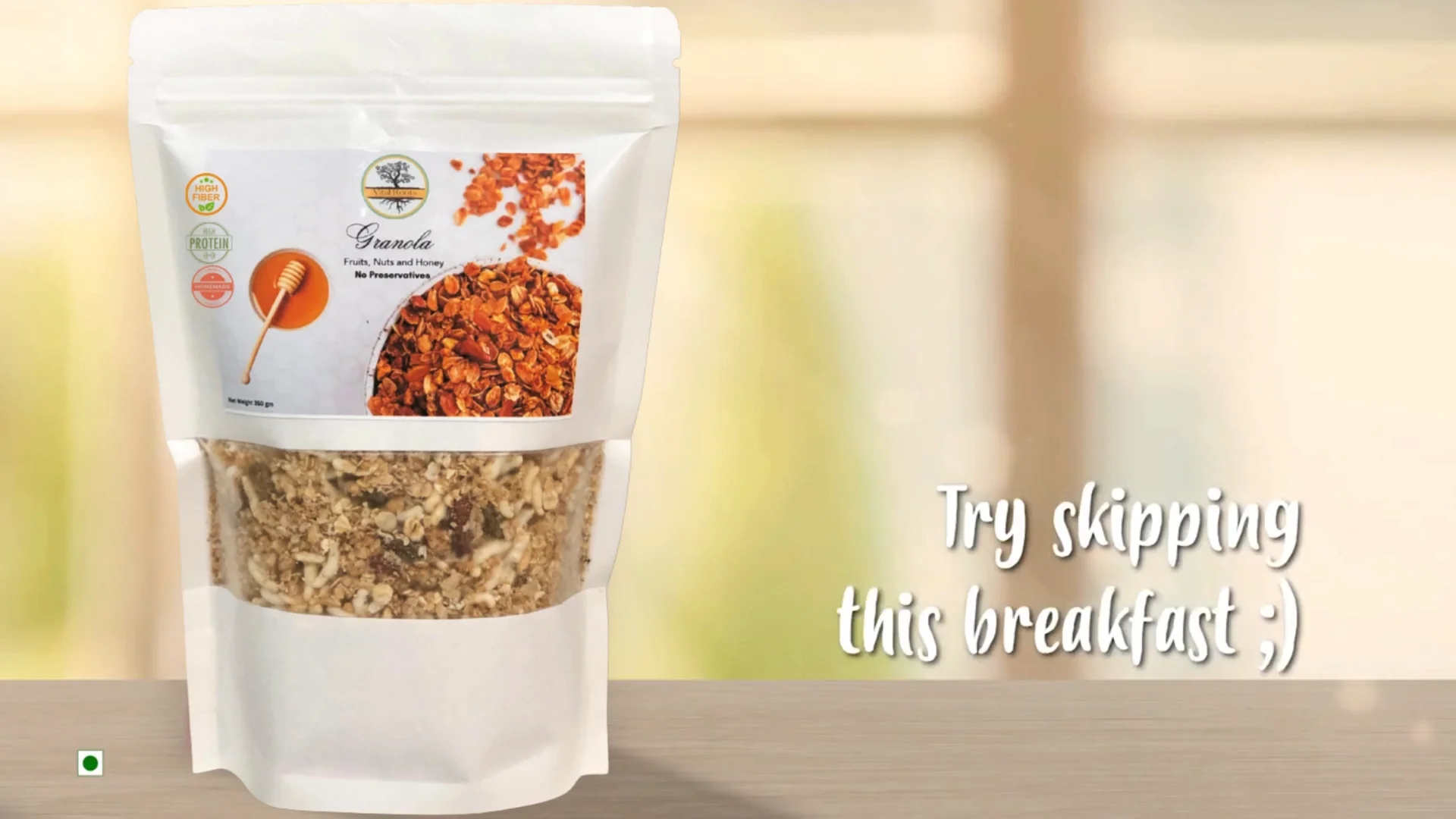 Fruits, nuts and honey granola cereal (200 gm) by Vital Roots. Exciting ...