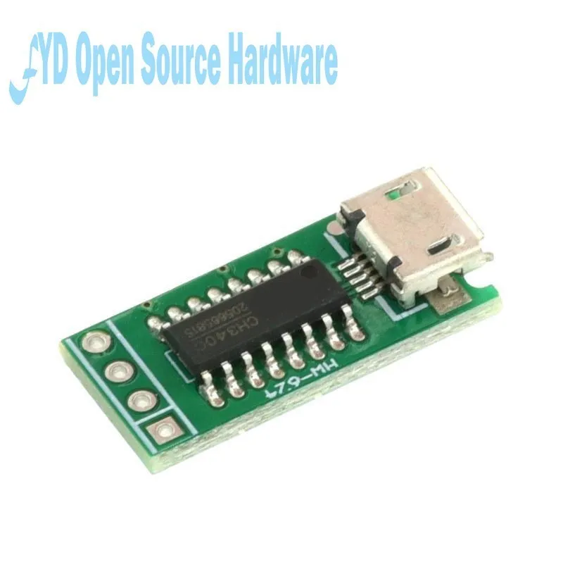 CH340C-Micro-USB-To-TTL-Serial-Port-ISP-Download-Module-5V-3-3V-500ma ...