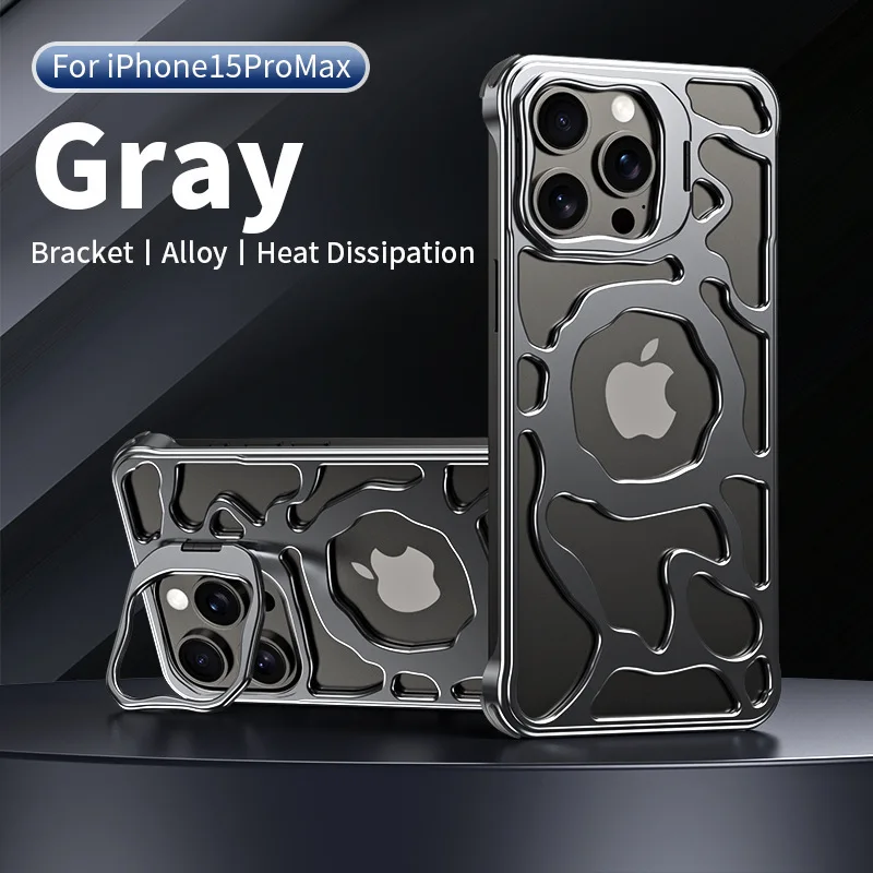 Titanium Aluminum alloy Case For iPhone16Pro Max 15 14 13 Metal ...