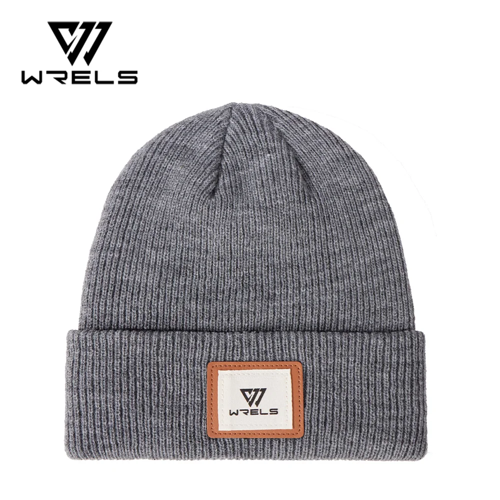 WRELS Winter Thick Knit Beanie Hat Thermal Fleece Lined Windproof Soft ...