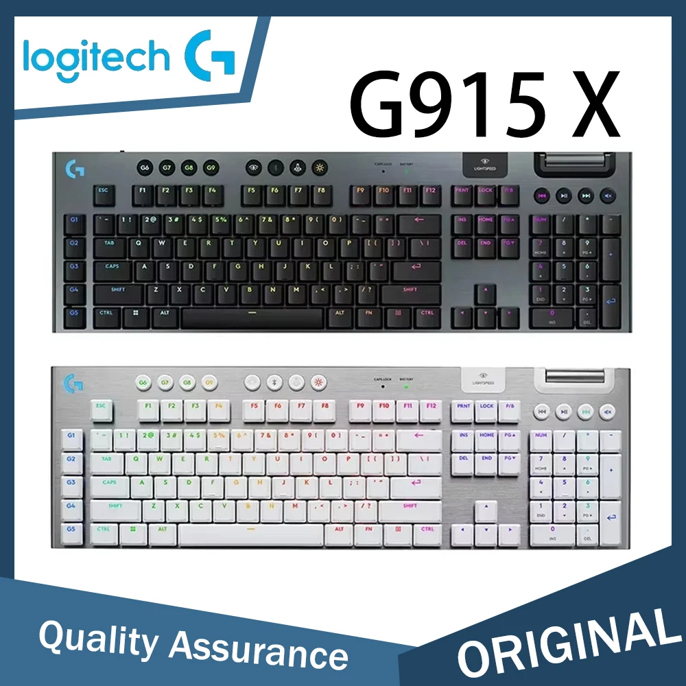 Logitech G915 X Lightspeed Wireless Mechanical Gaming Keyboard with ...