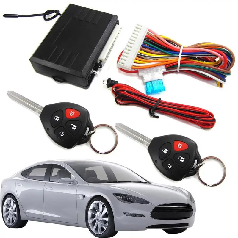 Car-Alarm-With-Autostart-PushButton-Auto-Start-Stop-Keyless-Entry ...
