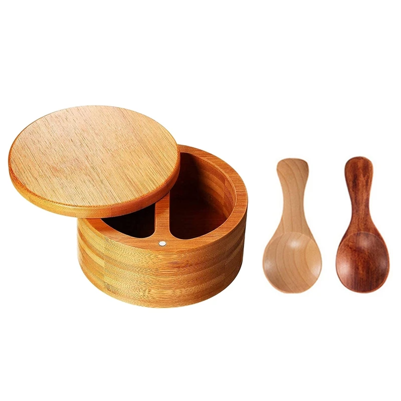 AT35-Bamboo-Salt-And-Pepper-Box-Salt-Cellar-With-2-Storage-Compartments ...