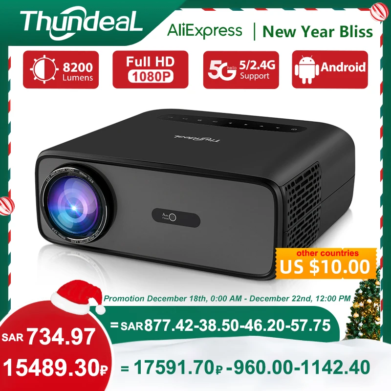 ThundeaL-Full-HD-Projector-TD97-Pro-1080P-2K-4K-Video-Portable ...