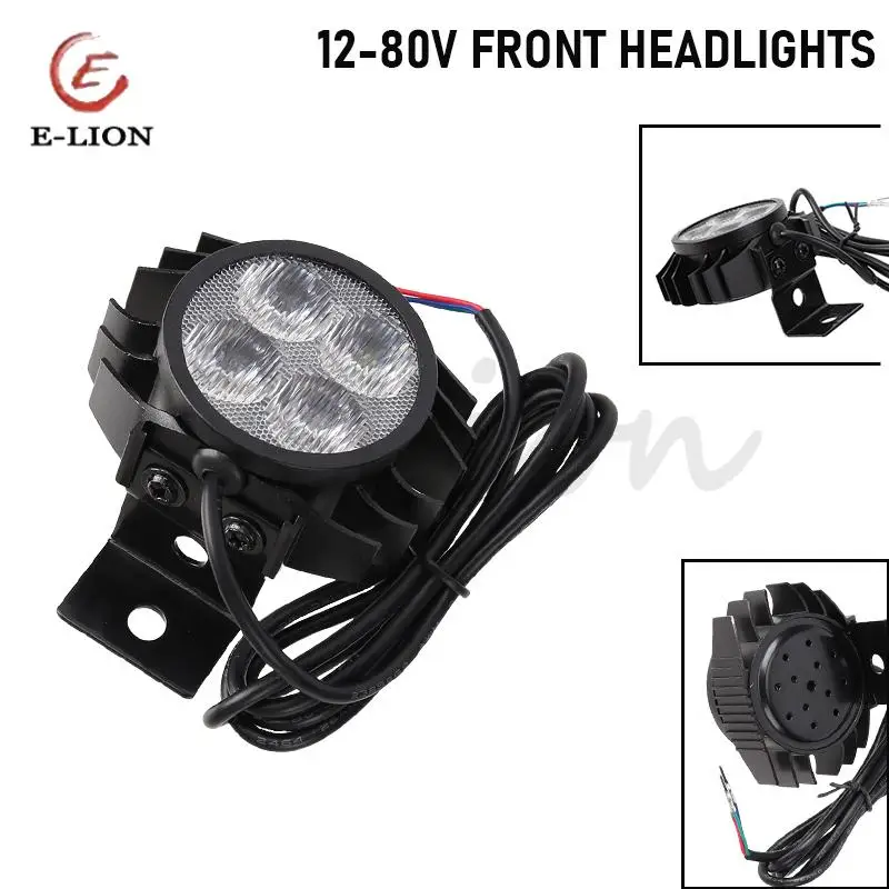 High-brightness electric scooter LED headlights, headlights for safe ...