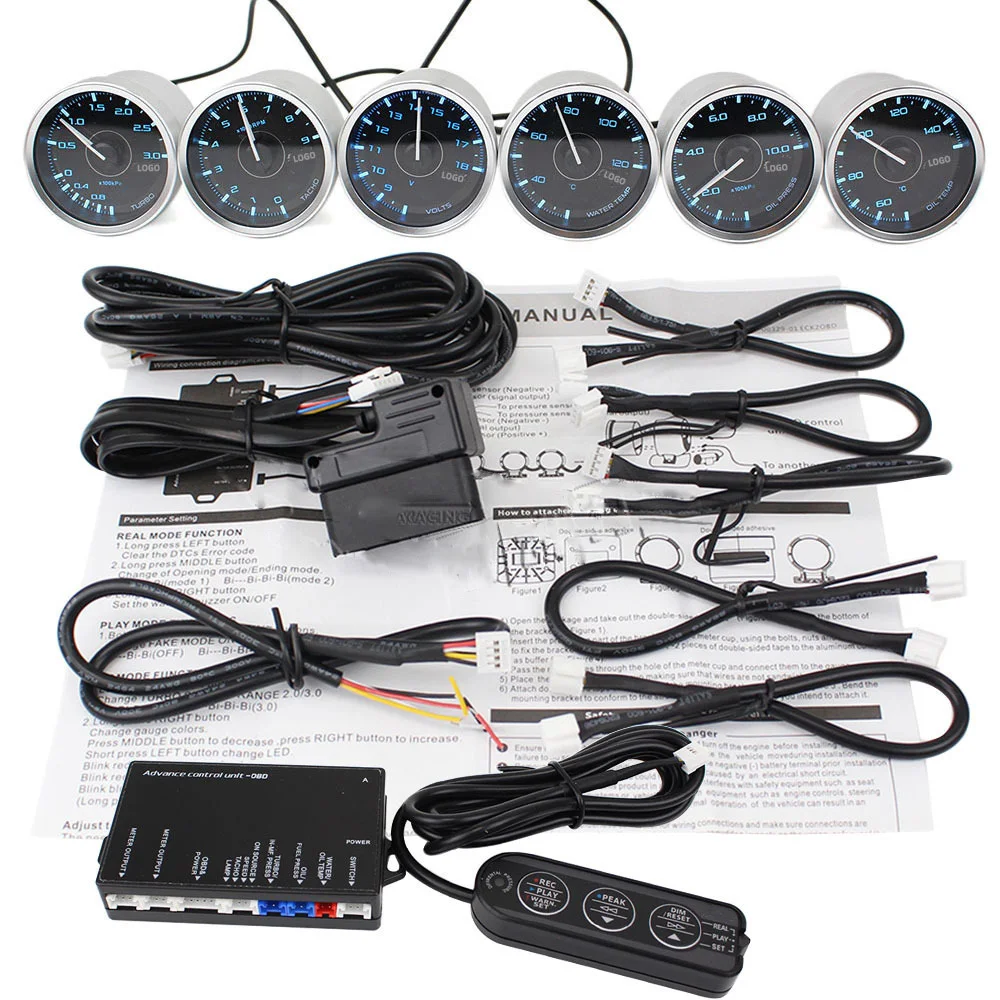 Defi-Advance-A1-Multifunction-Instrument-head-up-display-HUD-Water-Oil ...