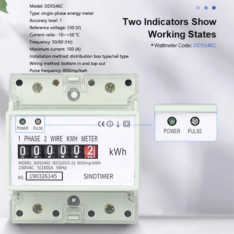 Digital Electric Meter Box