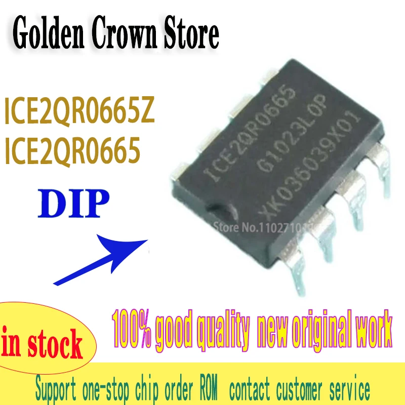 5 개/몫 ICE2QR0665 DIP8 ICE2QR0665J DIP 2QR0665 DIP-8 ICE2QR0665Z 신규 및 기존 ...