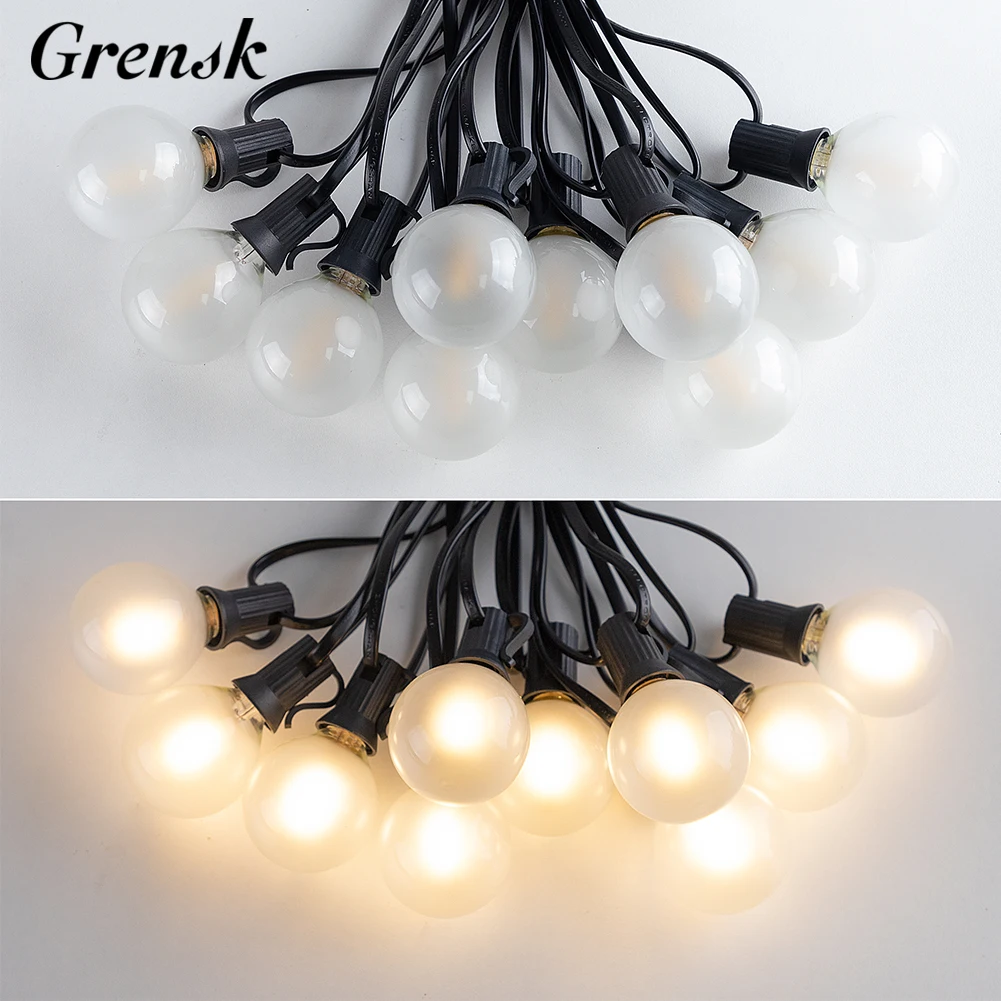 G40-Frosted-White-String-Lights-Outdoor-Connectable-25ft-49ft ...