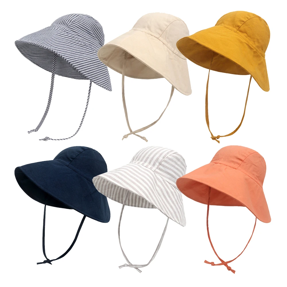 Cotton-Linen-Baby-Hat-Summer-Spring-Kids-Bucket-Hats-for-Girls-Boys ...