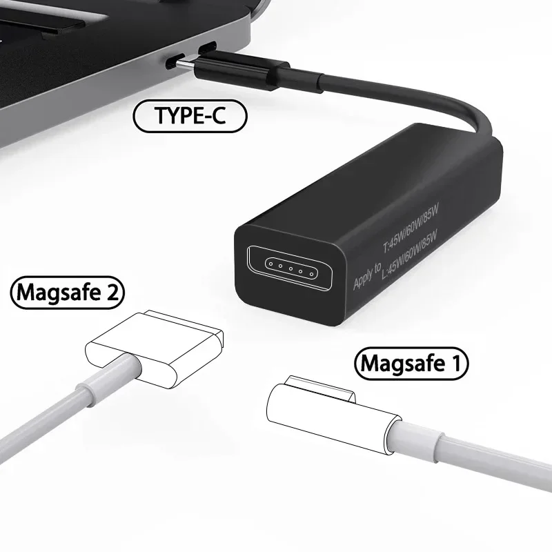 USB-Converter-Charge-Adapter-Type-C-To-Magsafe-1-and-2-Devices ...