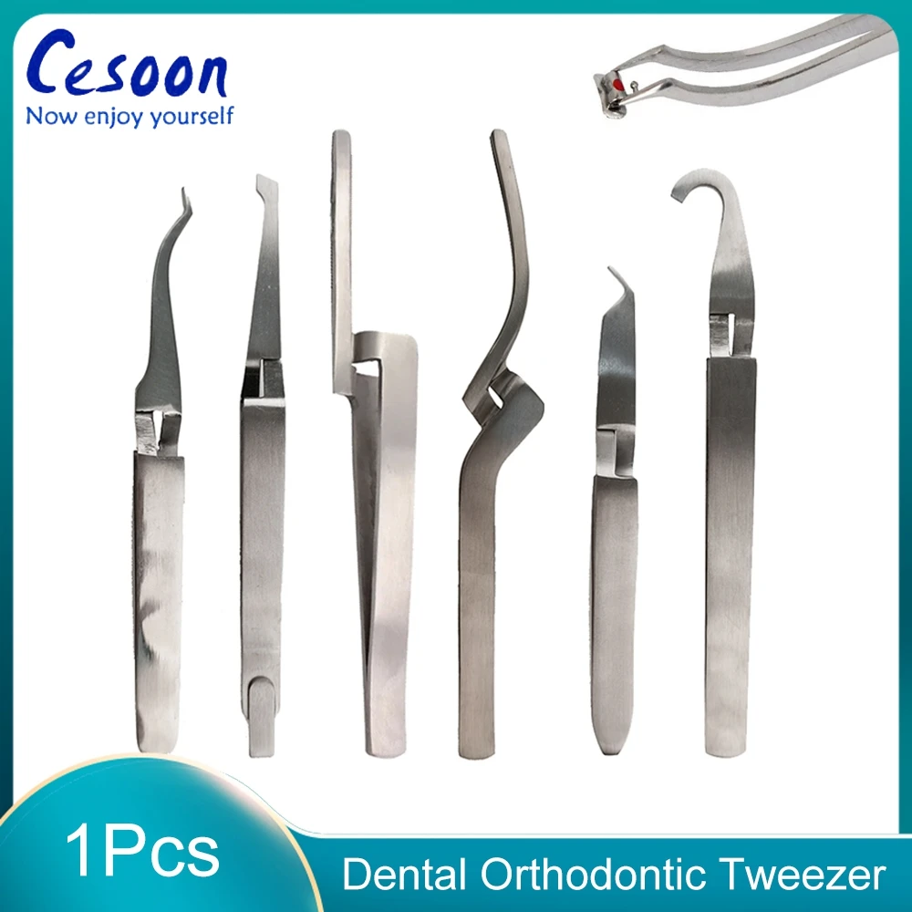 1Pcs-Dental-Orthodontic-Bracket-Tweezers-Buccal-Tube-Lingual-Buttons ...