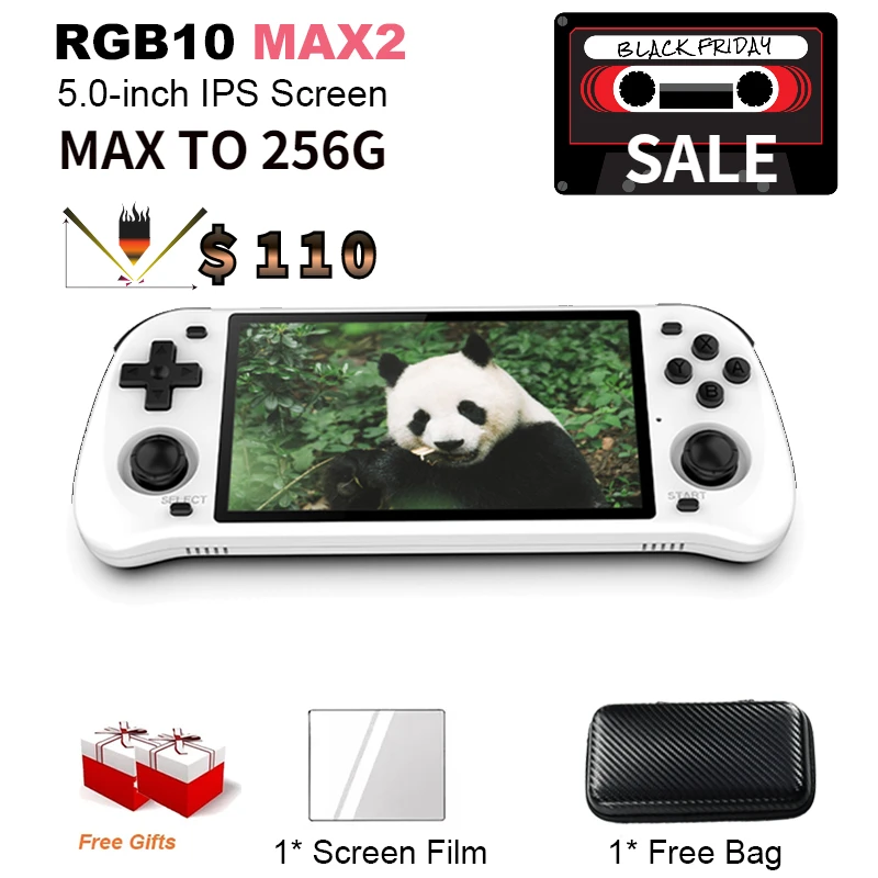 Rgb10 Retro Handheld Console | Powkiddy Rgb10 Max Handheld - Rgb10 Max2 ...