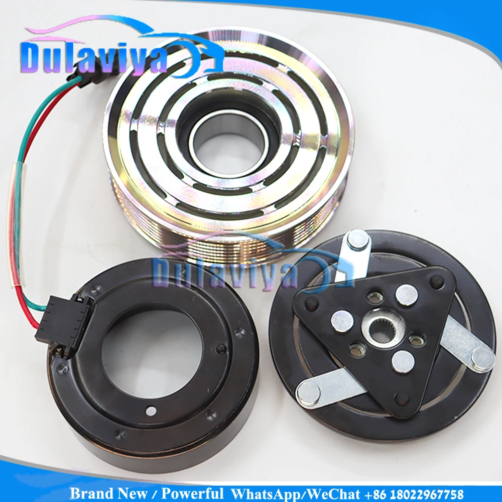 7V16-AC-Air-Conditioning-Compressor-Magnetic-Clutch-Pulley-for-Renault ...