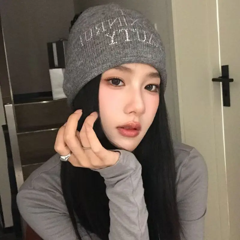 Gorros-de-punto-con-letras-para-hombres-y-mujeres-gorros-c-lidos-de ...