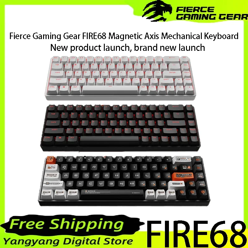 Fierce-Gaming-Gear-FIRE68-Wired-Magnetic-Axis-Mechanical-Keyboard-8K ...