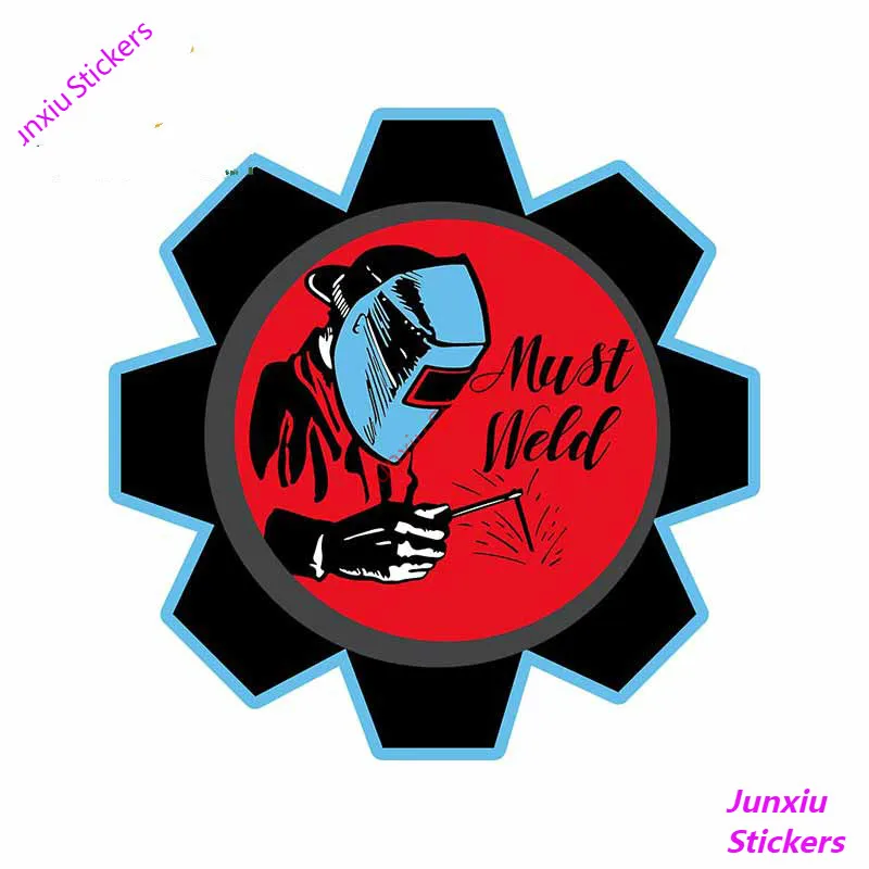 Must Weld Welder Car Stickers Cartoon Decoration Decal Personality ...