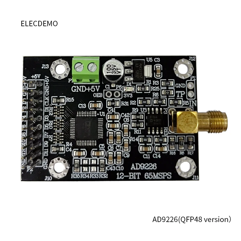 AD9226-module-high-speed-ADC-65M-sampling-data-acquisition-analog-to-digital-converter-FPGA ...